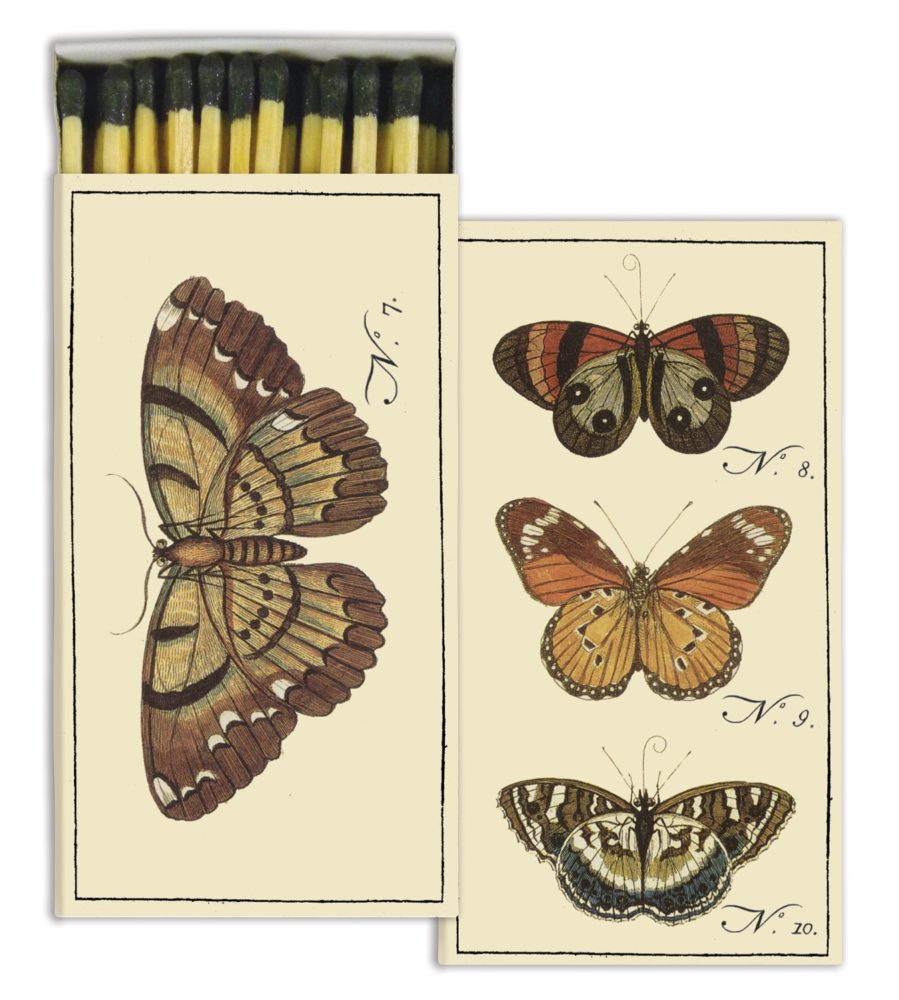 Butterfly Matches Set of 6 Boxes by HomArt - Seven Colonial
