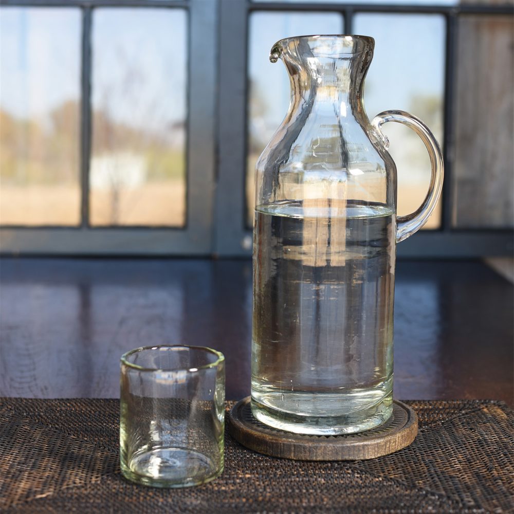 Cantina Recycled Glass Carafe by HomArt - Seven Colonial