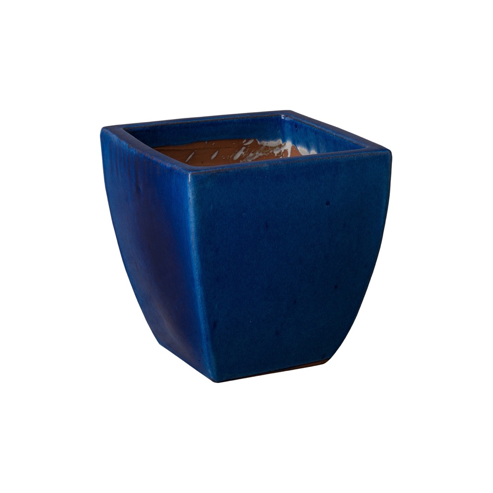 Small Blue Square Planter - Seven Colonial