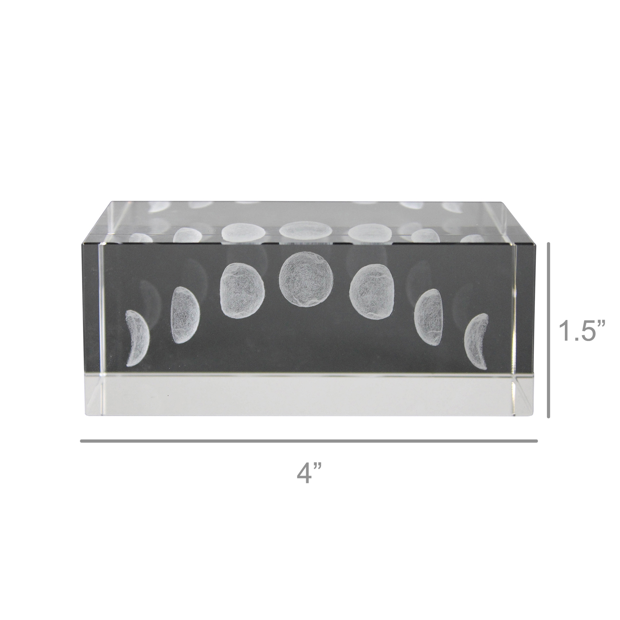 Phases of the Moon Glass Hologram by HomArt - Seven Colonial