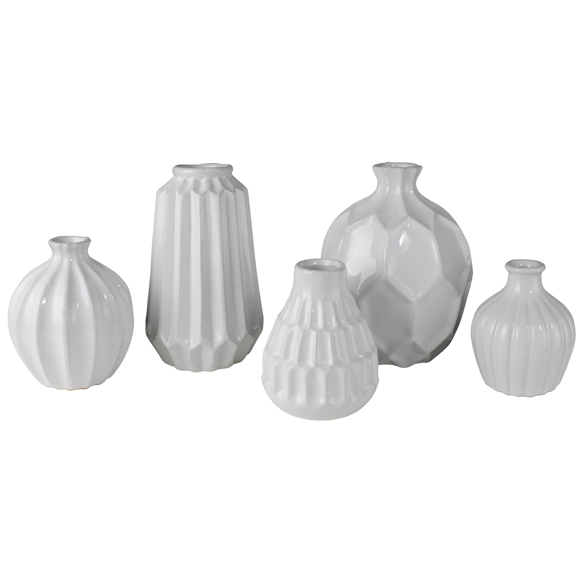 Cinc Ceramic Vases Set of 5 by HomArt - Seven Colonial