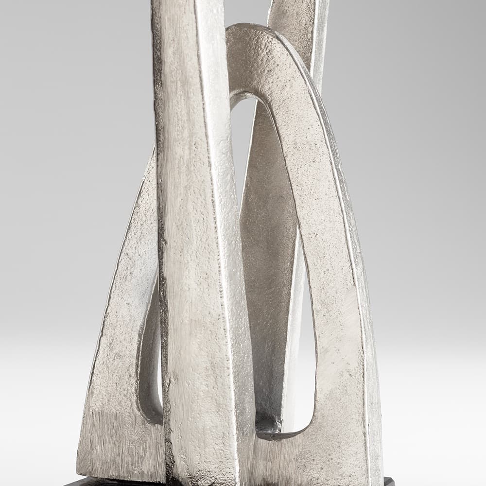 Silver Double Arch Sculpture Designed by J. Kent Martin for Cyan Design ...