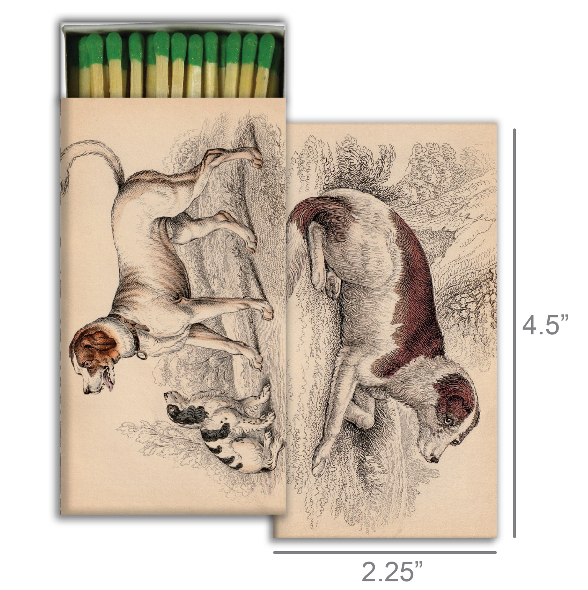 Best Friends Matches Set of 6 Boxes by HomArt - Seven Colonial