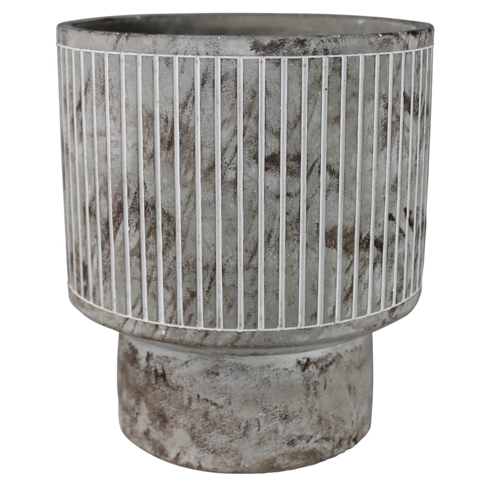 Large Dover Footed Cement Planter by HomArt - Seven Colonial