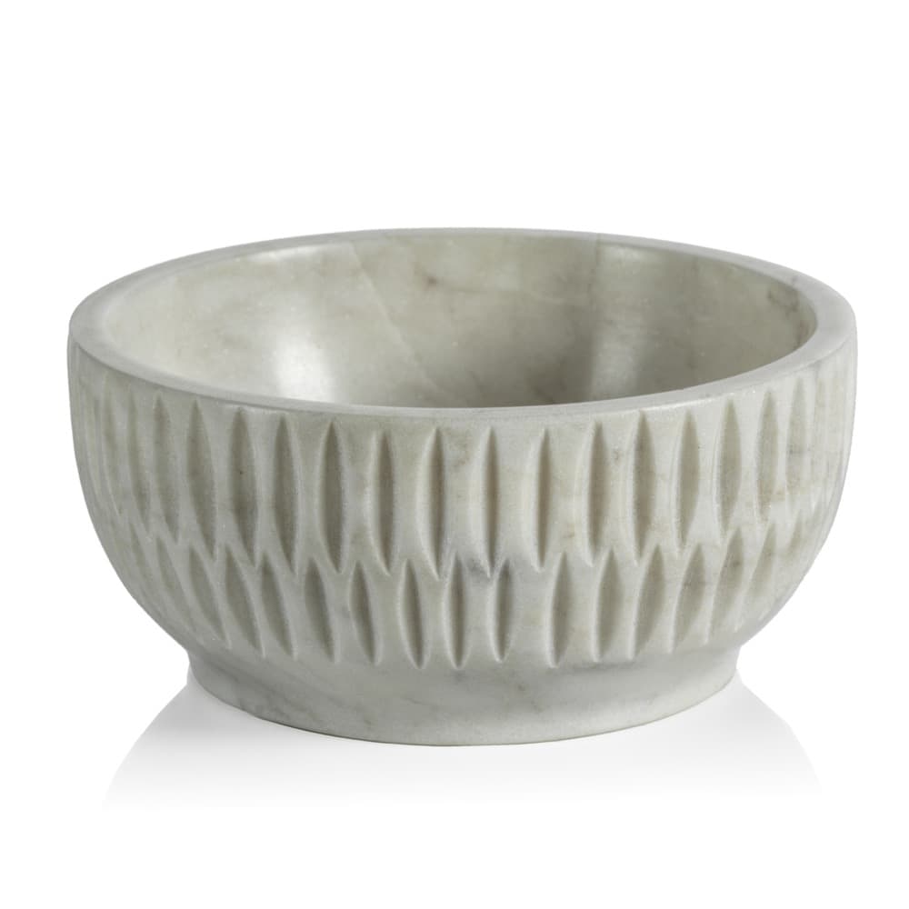 Fulham Etched Marble Condiment Bowl by Zodax - Seven Colonial