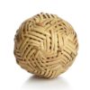 4" Diameter Rattan Fill Decorative Balls Set of 4 by Zodax - Seven Colonial