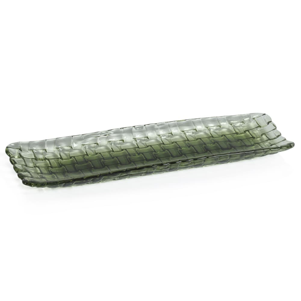 Nova 12.25" Braided Rectangular Glass Plates, Set of 6 by Zodax - Seven ...