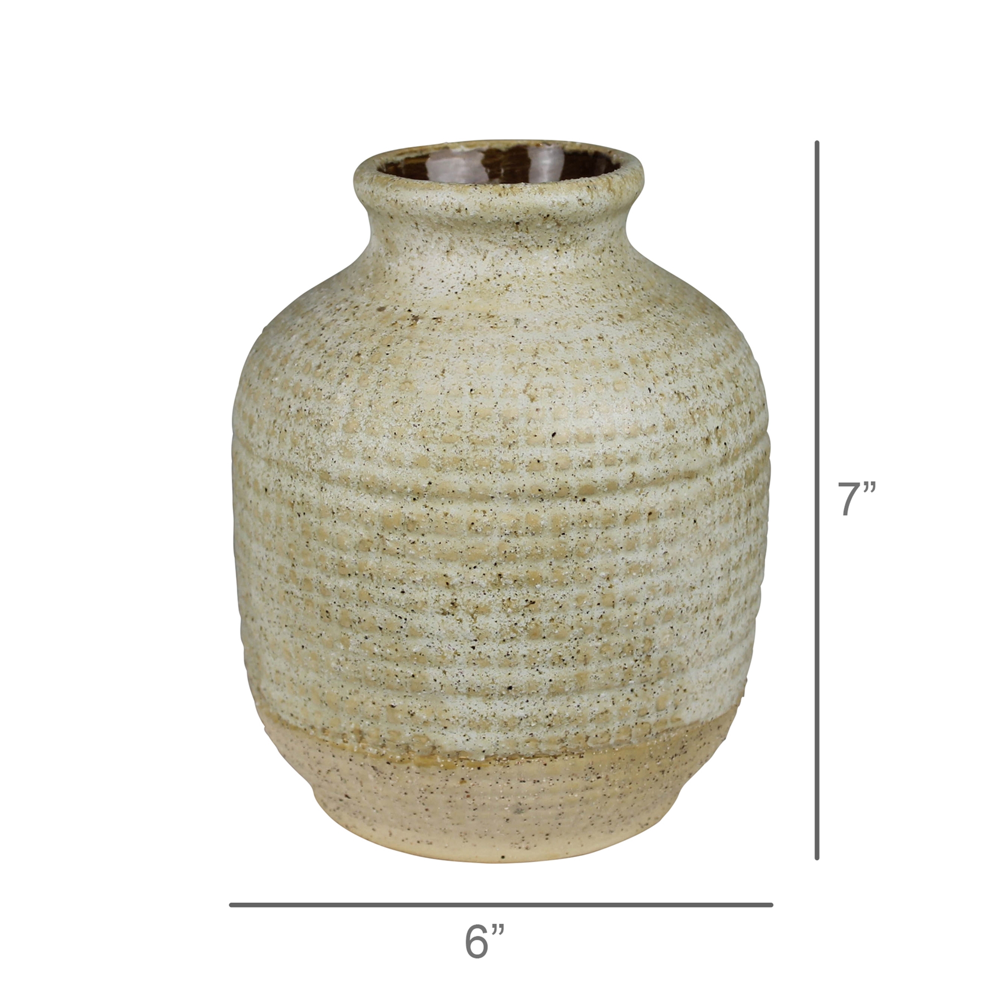 Umbria Pot with Texture by HomArt - Seven Colonial