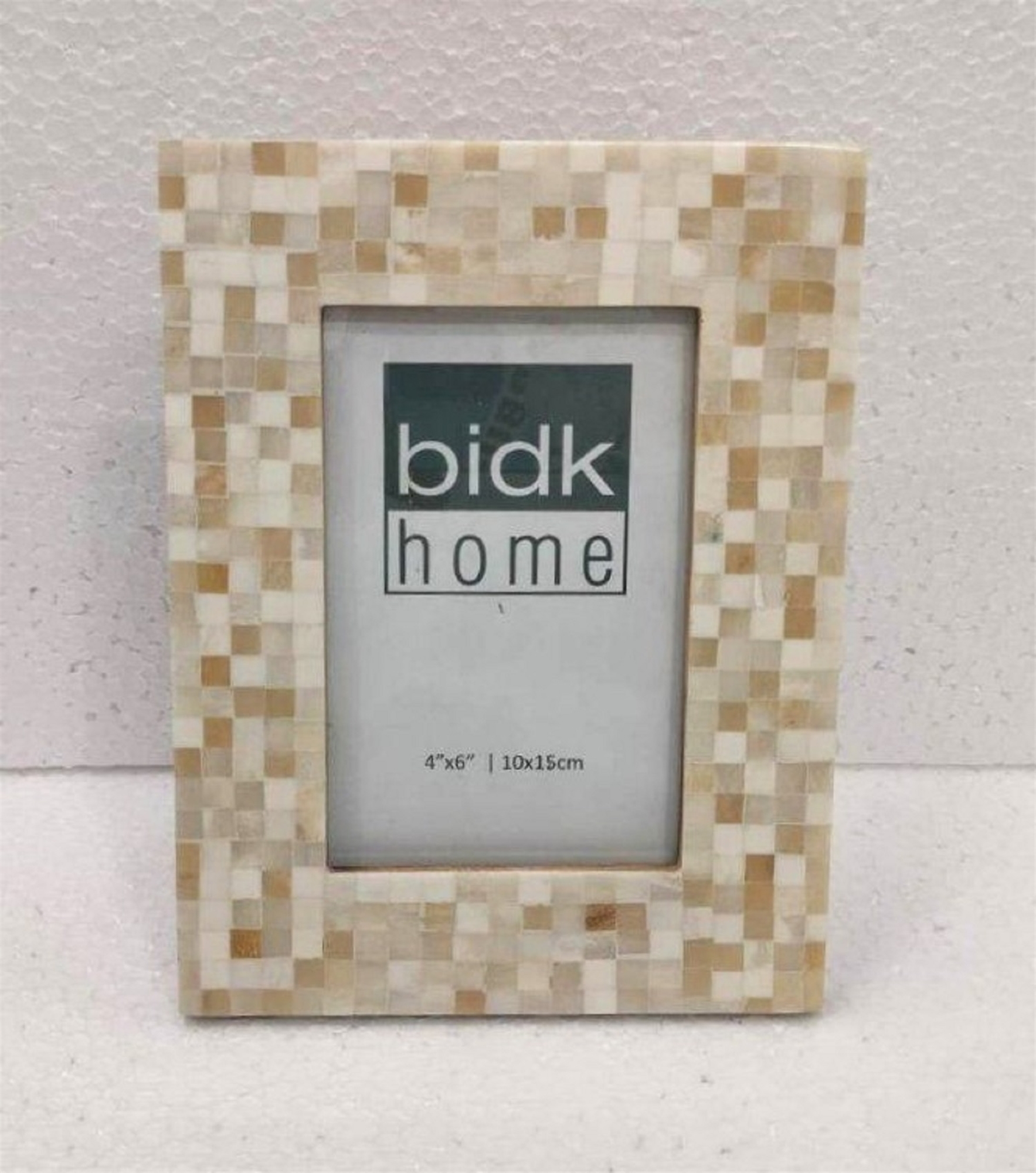 Light Brown 4" x 6" Mosaic Frame by BIDKhome - Seven Colonial