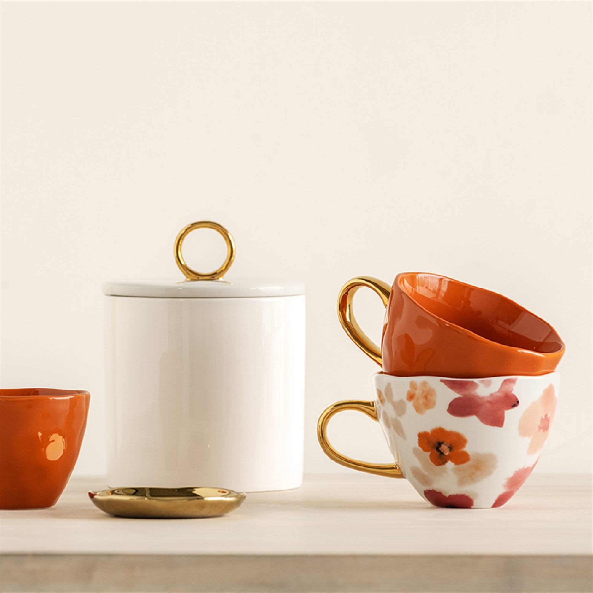 Small Gold Good Morning Plate Set of 2 by Urban Nature Culture - Seven ...